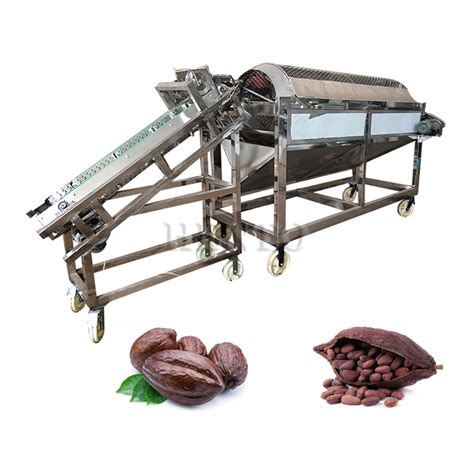 High Efficiency Cocoa Bean Shelling Machine Cocoa Pod Cutting And