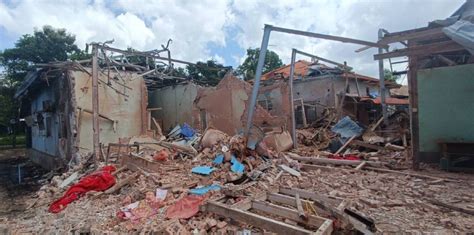 ထီးချိုင့်မြို့နယ် မောင်းကုန်းကျေးရွာကို စစ်ကောင်စီက ဗုံးကြဲတိုက်ခိုက်မှု အရပ်သား ၉ ဦးသေဆုံး