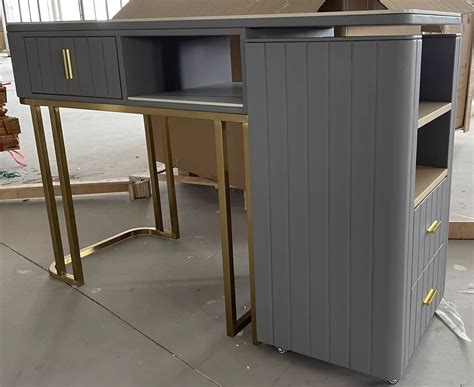 Yoocell Beauty Furniture Marble Top Professional Manicure Table Nails