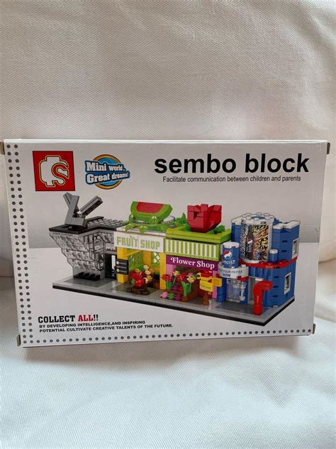 Four Big Set Of Sembo Block 4 Supermarket Restaurants Shopping Mall