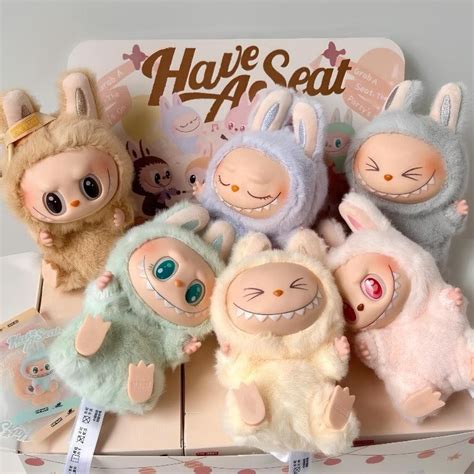 Jual Pop Mart Labubu Macaron V2 Have A Seat Boneka Labubu V1 Exciting