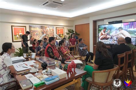 Ncip Courtesy Call And Moa Signing With Dot National Commission On