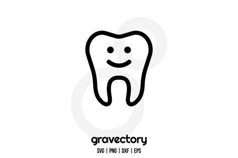Happy Tooth Svg Free Gravectory