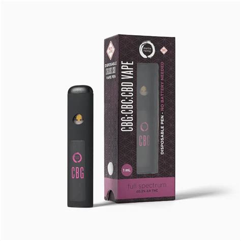 Metta Hemp Company Cbg Disposable Live Resin Vape Pen 1ml