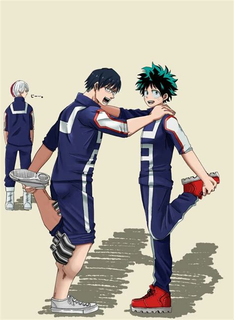 Todoroki Shouto Iida Tenya Midoriya Izuku