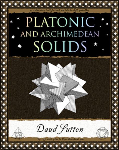 Platonic And Archimedean Solids Wooden Book Clouds