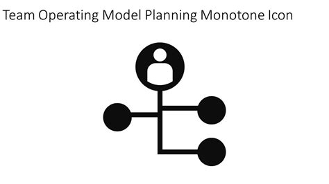 Team Operating Model Planning Monotone Icon In Powerpoint Pptx Png And