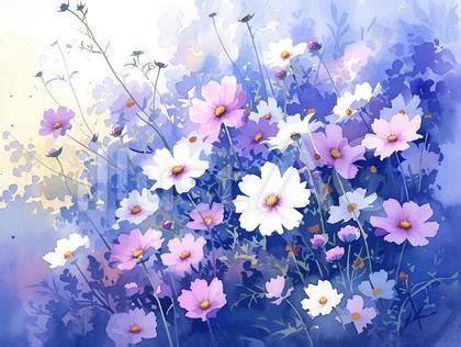 庭のコスモス5イラスト No 24967068無料イラストフリー素材ならイラストAC