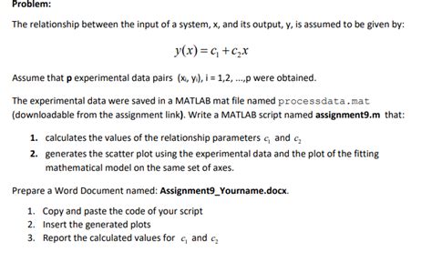 Problem The Relationship Between The Input Of A Chegg Com
