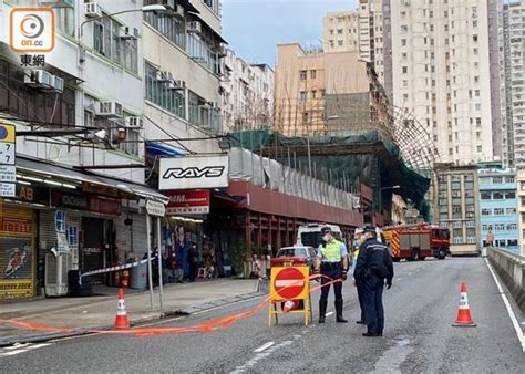 鳴鳳街地盤巨形棚架倒塌 警方封鎖現場｜即時新聞｜港澳｜oncc東網