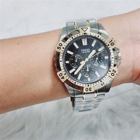 Fossil Fs5771 Garrett Chronograph Stainless Steel Watch Mens Fashion