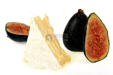 新鲜无花果切成两半高清图片下载 正版图片504606371 摄图网