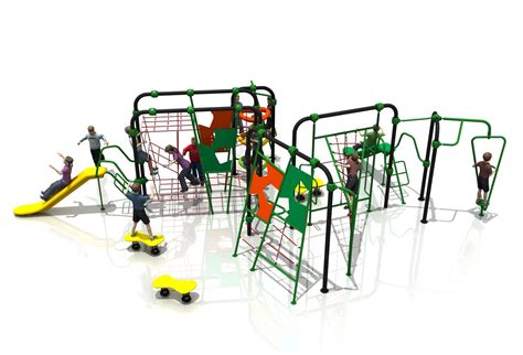 Спортивная площадка уличная детская - артикул WD-TN0309