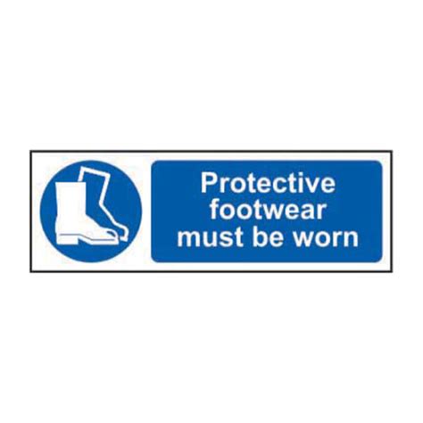 Centurion Protective Footwear Must Be Worn Sign Self Adhesive