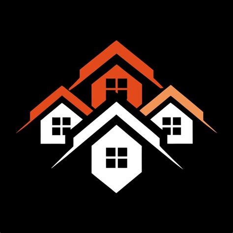 Nested Houses Logo Design Symbolizing Community And Property Types Premium Ai Generated Vector