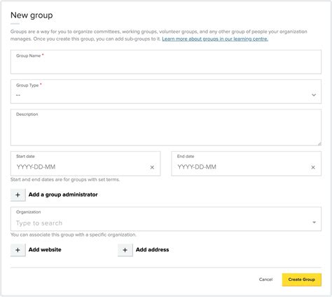 Create And Manage Groups Wicket Support