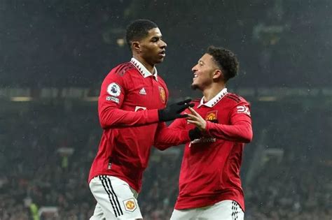 Jadon Sanchos One Word Message To Marcus Rashford Shows Man Utds