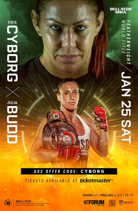Join The Cyborg Nation Street Team For Bellator238 Cris Cyborg V Julia