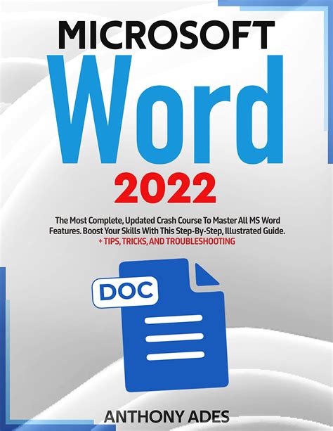 microsoft word 2022 the most complete updated crash course to master