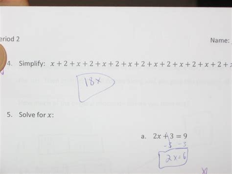 combining like terms exponents math mistakes