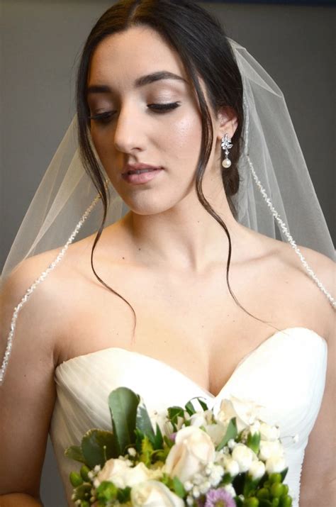 Ansonia Bridal Beaded Veil Style 185 40lx60w