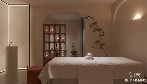 现代美容spa3d模型下载【id1144086672】知末3d模型网