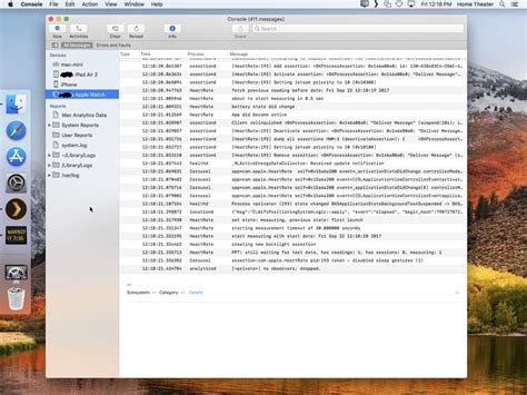 What Is This Magic Apple Watch Logs Messages To The Console App On A
