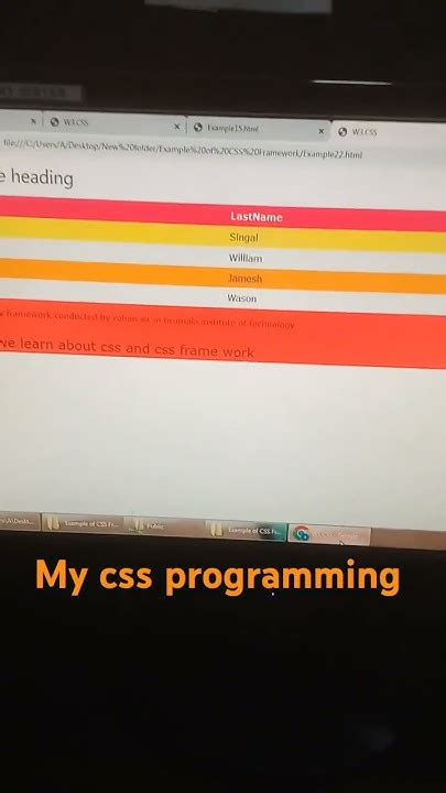 My Css Programming Css Viralvideo Youtube