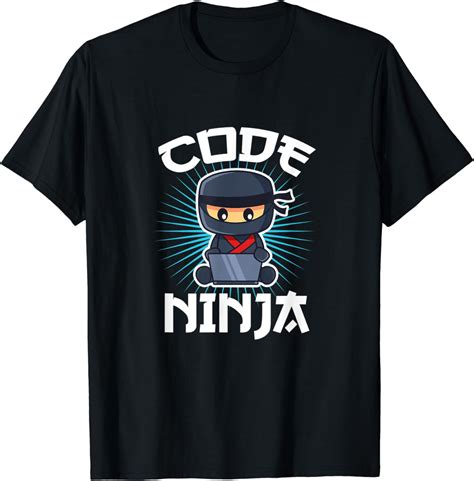 Buy Code Ninja Programmer Coder Computer Programming Coding T Shirt