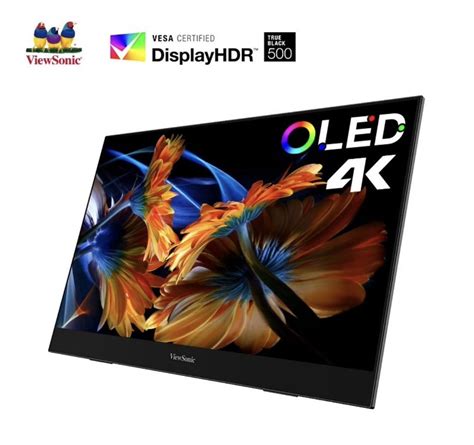 Монитор Viewsonic Oled Vx1622 4k 3840x2160 440 кд м2 1 мс 16 9 60