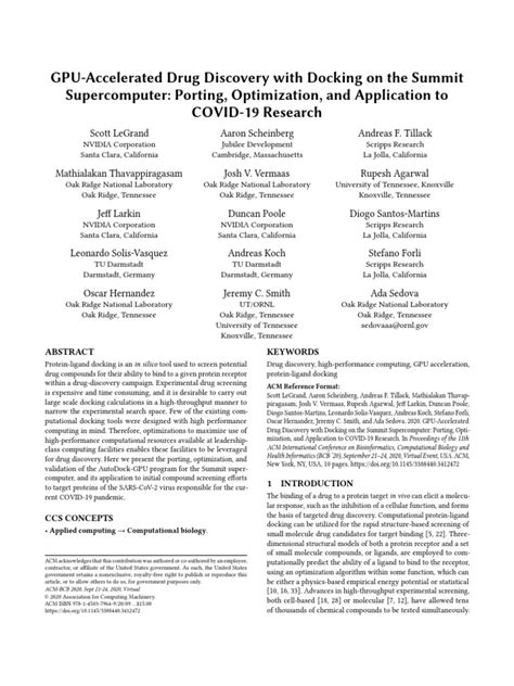 Gpu Accelerated Drug Discovery With Docking On The Summit Supercomputer