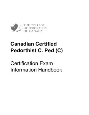 Pedorthist Certificate Sample Fill Online Printable Fillable Blank PdfFiller