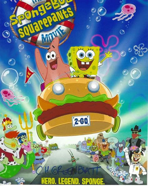Ch Greenblatt Signed 8 X 10 Photo Spongebob Squarepants Cartoonist