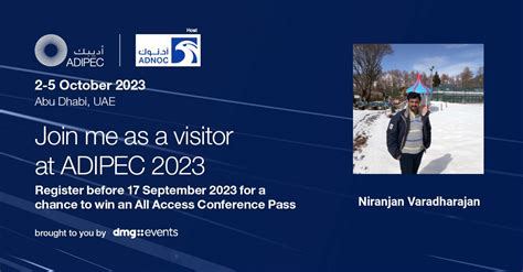 Niranjan Varadharajan On Linkedin Adipec 2023