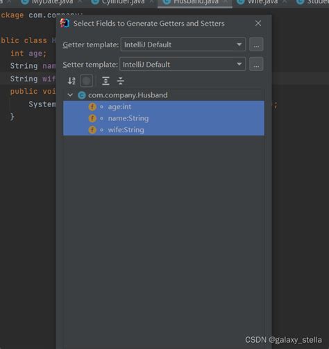 Java类中的get，set方法的快捷设置java有没有快捷方法给所有属性set值 Csdn博客