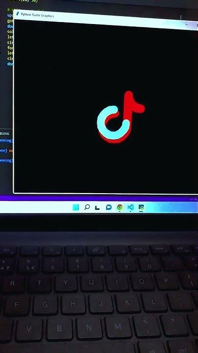 Making Tik Tok Icon Using Python Programming Status Python Coding Youtube