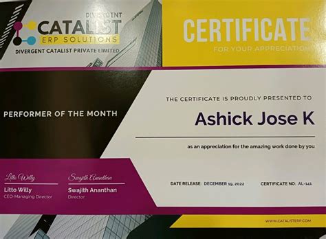 Ashick Jose K On Linkedin Divergentcatalist Thankyou