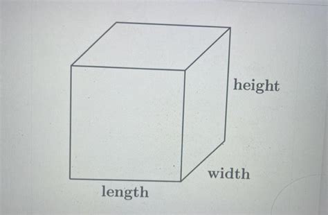 solved a rectangular box has the length equal to 4 times its