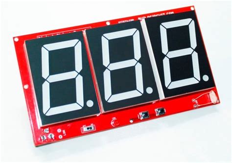 Photoresistor And Laser Operated Large Digital Objects Counter With 23
