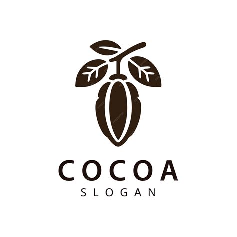 Premium Vector Cocoa Logo Icon Design Template For Chocolate Product