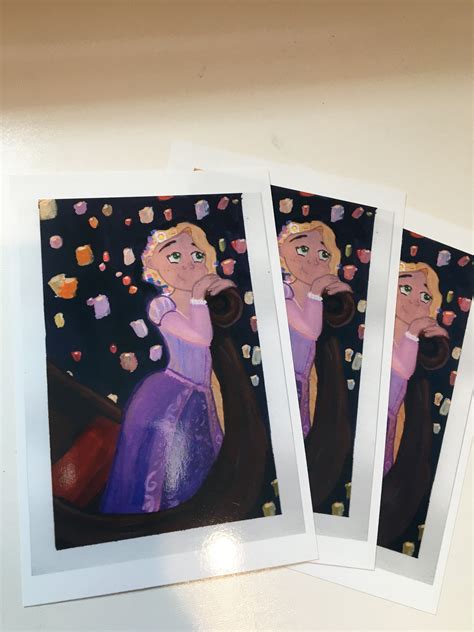 Rapunzel Floating Lanterns Art Print Tangled Disney Etsy
