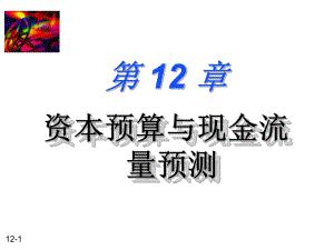 资本预算与现金流量预测 ppt文档31页
