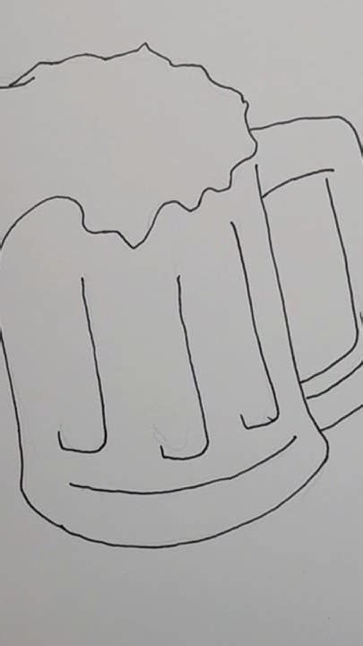 손그림일러스트 생맥주그리기 맥주그리기 치맥그리기 Drawing Art Easydrawing Youtube