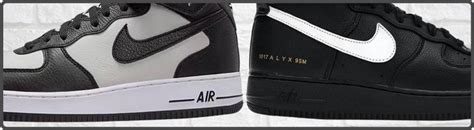 Air Force 1 Mid Vs High With Comparison Chart