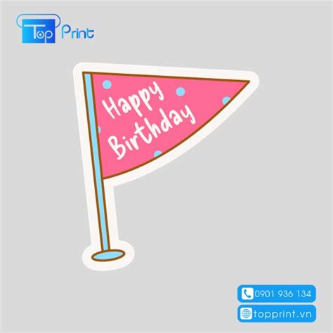 22 Mẫu Sticker Sinh Nhật Happy Birthday đẹp Lung Linh File Download