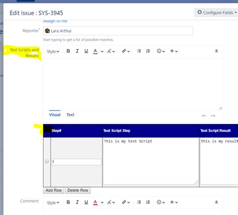 Create A Custom Field With Dynamic Css Js Table Fo