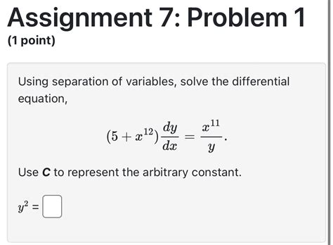 Solved Assignment Problem Point Using Separation Of Chegg