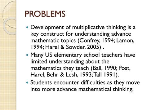 Ppt Indicators Of Multiplicative Reasoning Among Fourth Grade