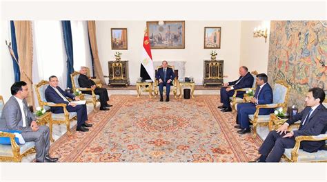 الرئيس عبد الفتاح السيسي يستقبل وزير خارجية جمهورية الهند