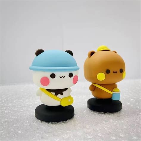 Bubu Dudu Figure Model Art Bear Toy Bubu Dudu Panda Bear Figure Toys Cute Action Kawaii Bear